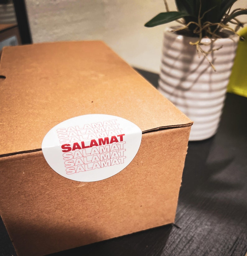 Salamat - Filipino Thank You Stickers - 2 Inch Round - 100 Count - Etsy