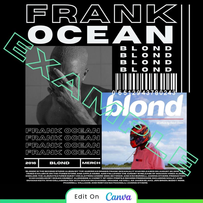 Custom Design Instant Download, Free Commercial Use, Album Cover ...