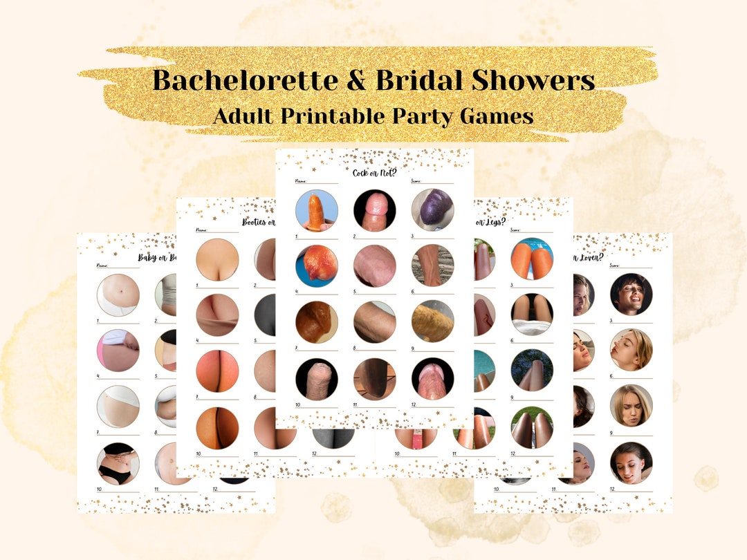 Naughty & Nice Printable Picture Guessing Games - Perfect for Hen ...