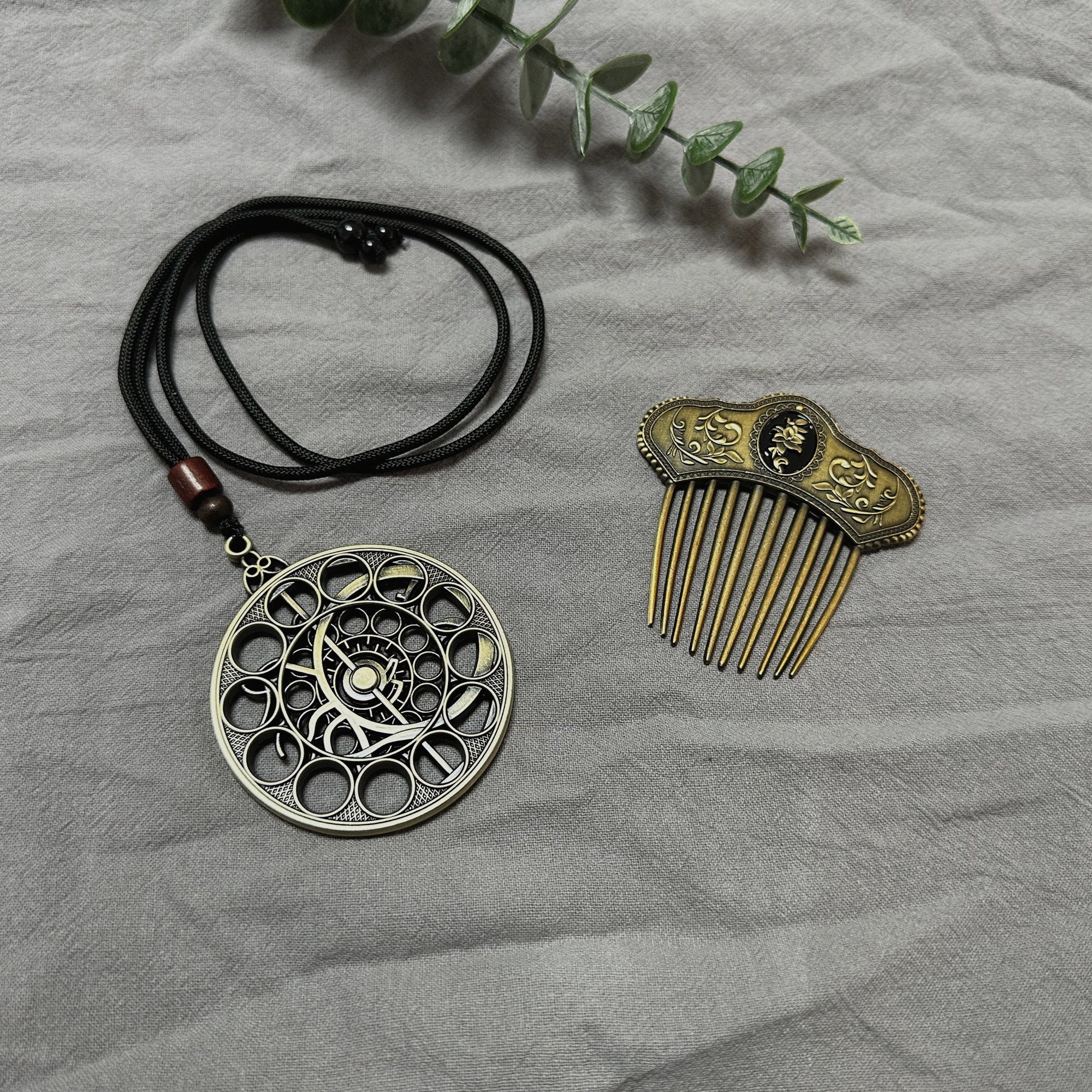 Bloodborne Old Hunter Astral Clock Celestial Dial Necklace and Small ...