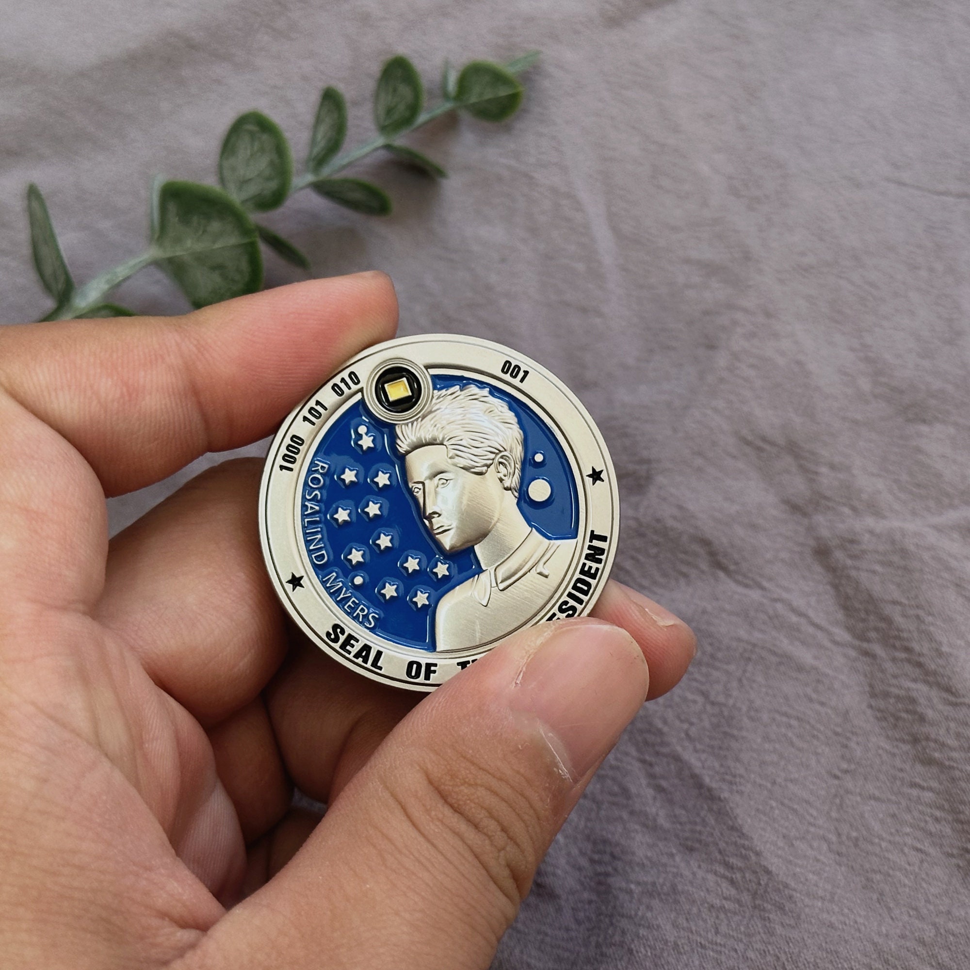 Cyberpunk 2077 Myers' Coin and Medal ,badge of Metal ,brooch , Gift for ...