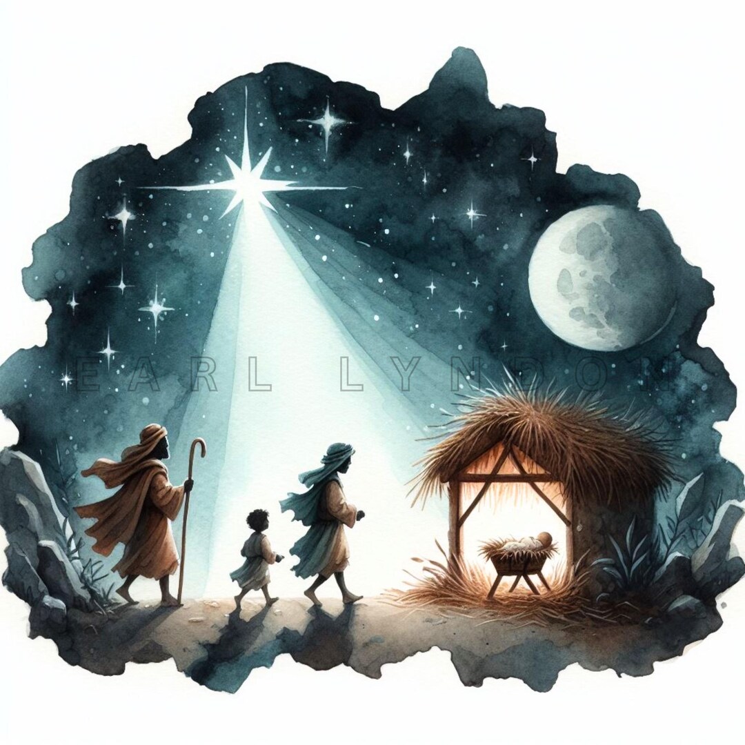 First CHRISTMAS Night Clipart PNG 15 Christmas Story Clipart Holiday ...