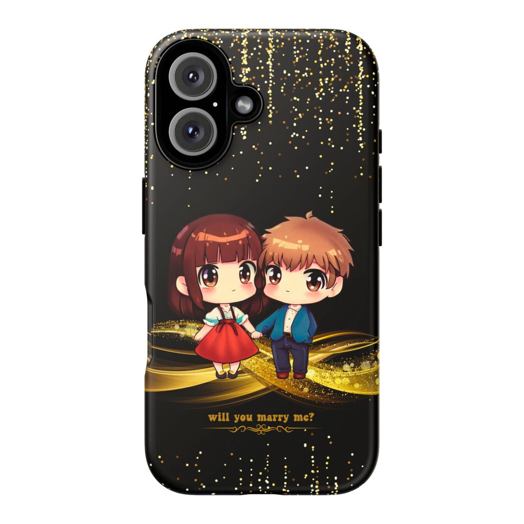 Anime Wedding Proposal iPhone 16 15 14 13 12 11 Phone Case Samsung ...