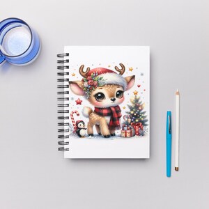 Cool Baby REINDEER Clipart PNG 15 Cute Whimsical Christmas Holiday ...