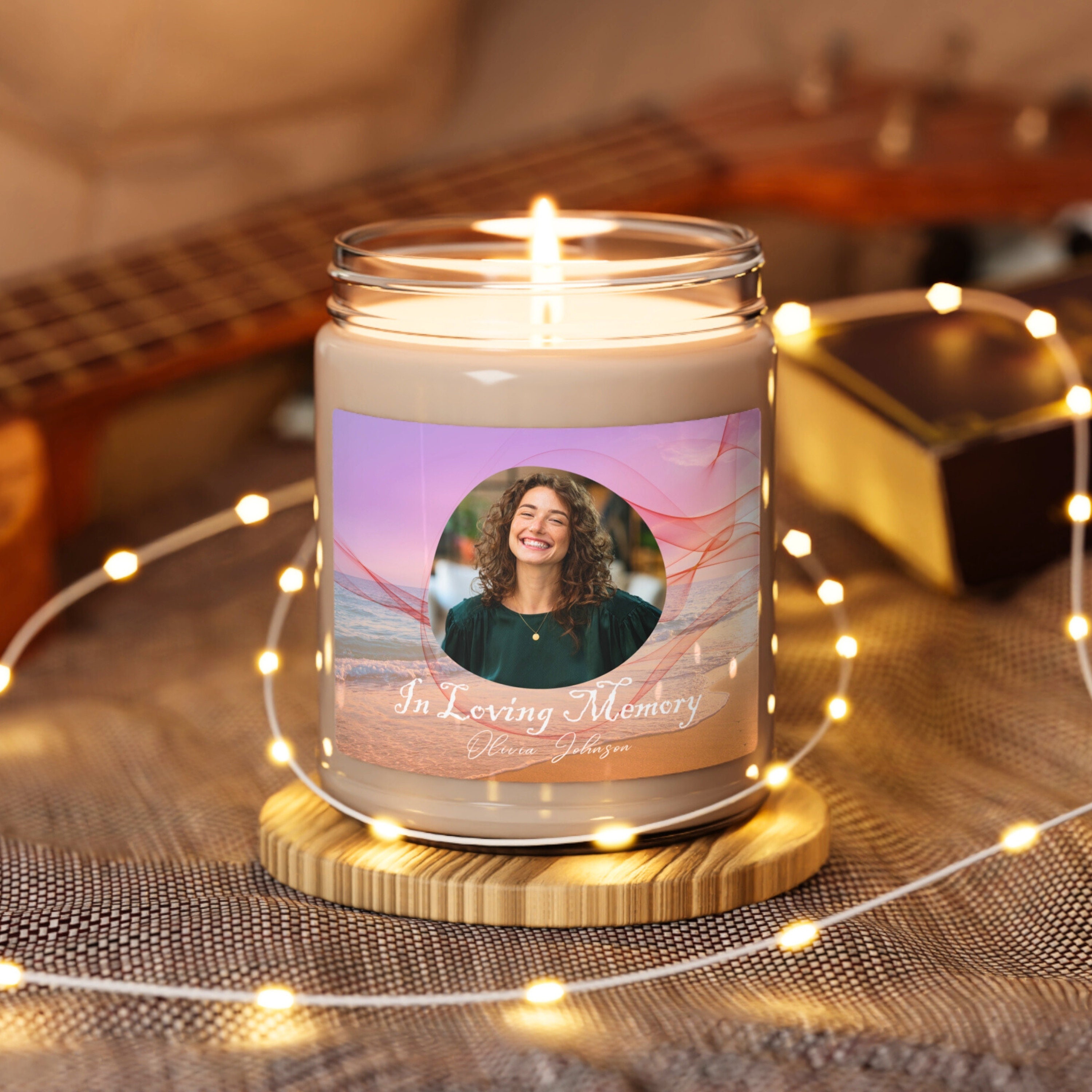Custom Memorial Candles, Vegan Scented Candles With Custom Labels ...