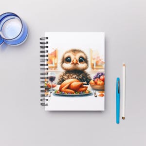 Horrified Turkey Clipart - Funny Thanksgiving Digital Art, Watercolor ...