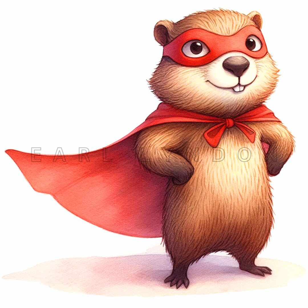 Super Punxsutawney Groundhog Clipart JPG 15 Cute Goofy Phil Woodchuck ...