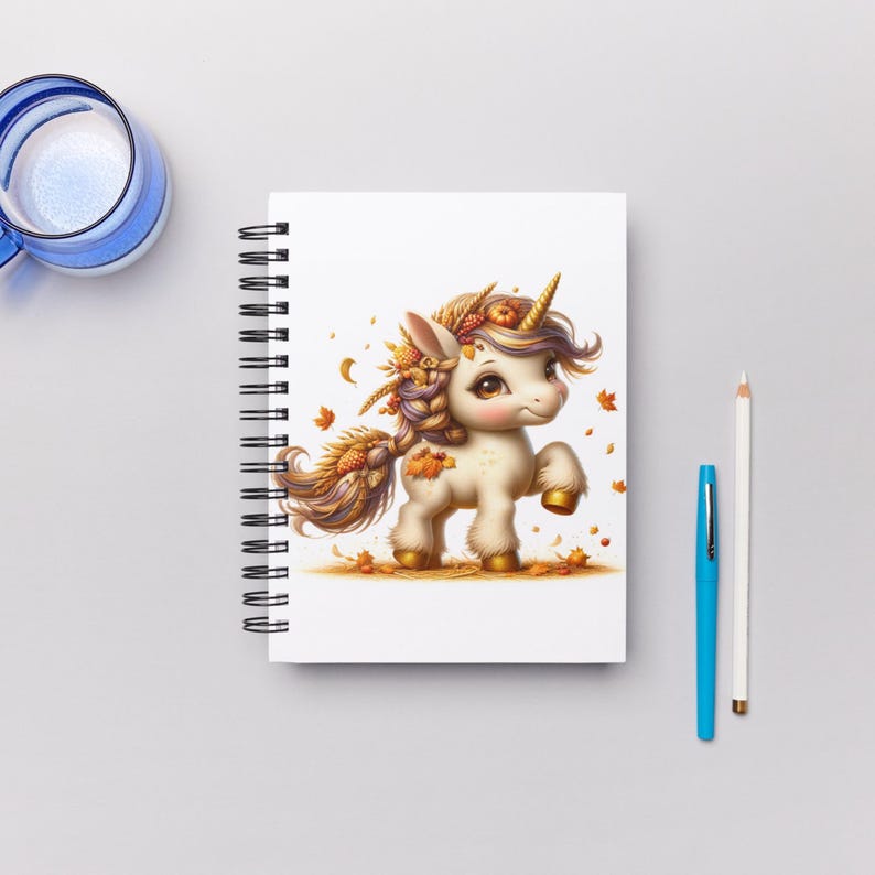 Autumn Harvest UNICORN PNG 15 Cute Baby Unicorn Fall Thanksgiving ...