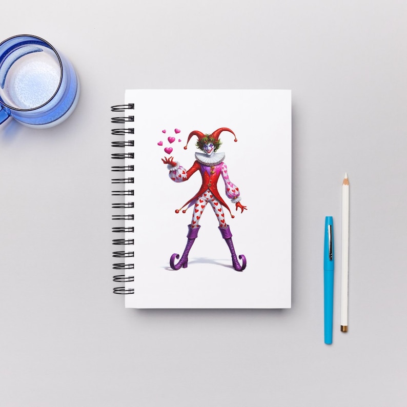 Love Jester Clipart - Mischievous Hearts Juggler, 15 JPG | 300 DPI - Etsy