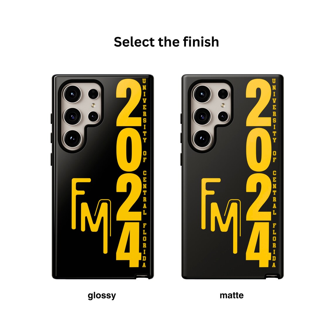 Custom Initials Monogram Graduation Phone Case for Samsung Galaxy S24 ...