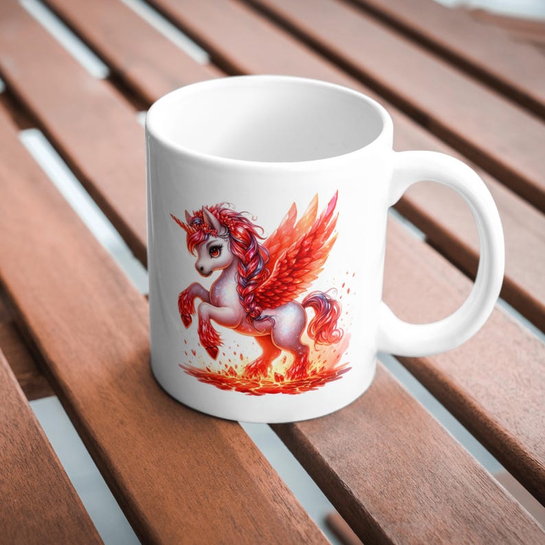 Magma UNICORN Clipart PNG 15 Cute Baby Volcanic Ruby Unicorn Halloween ...