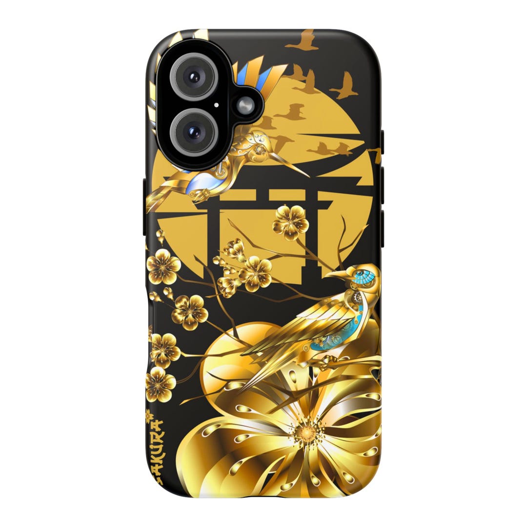 Sakura Steampunk iPhone Case Japanese Art Phone Case for Samsung Galaxy ...