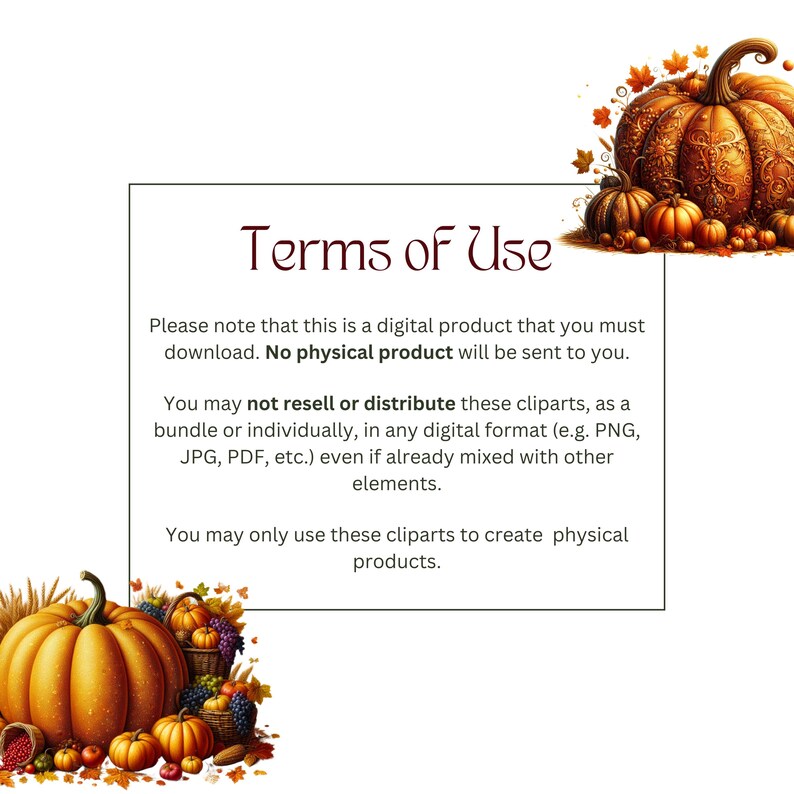 Autumn PUMPKIN Harvest PNG 15 Cute Whimsical Pumpkin Halloween Holiday ...