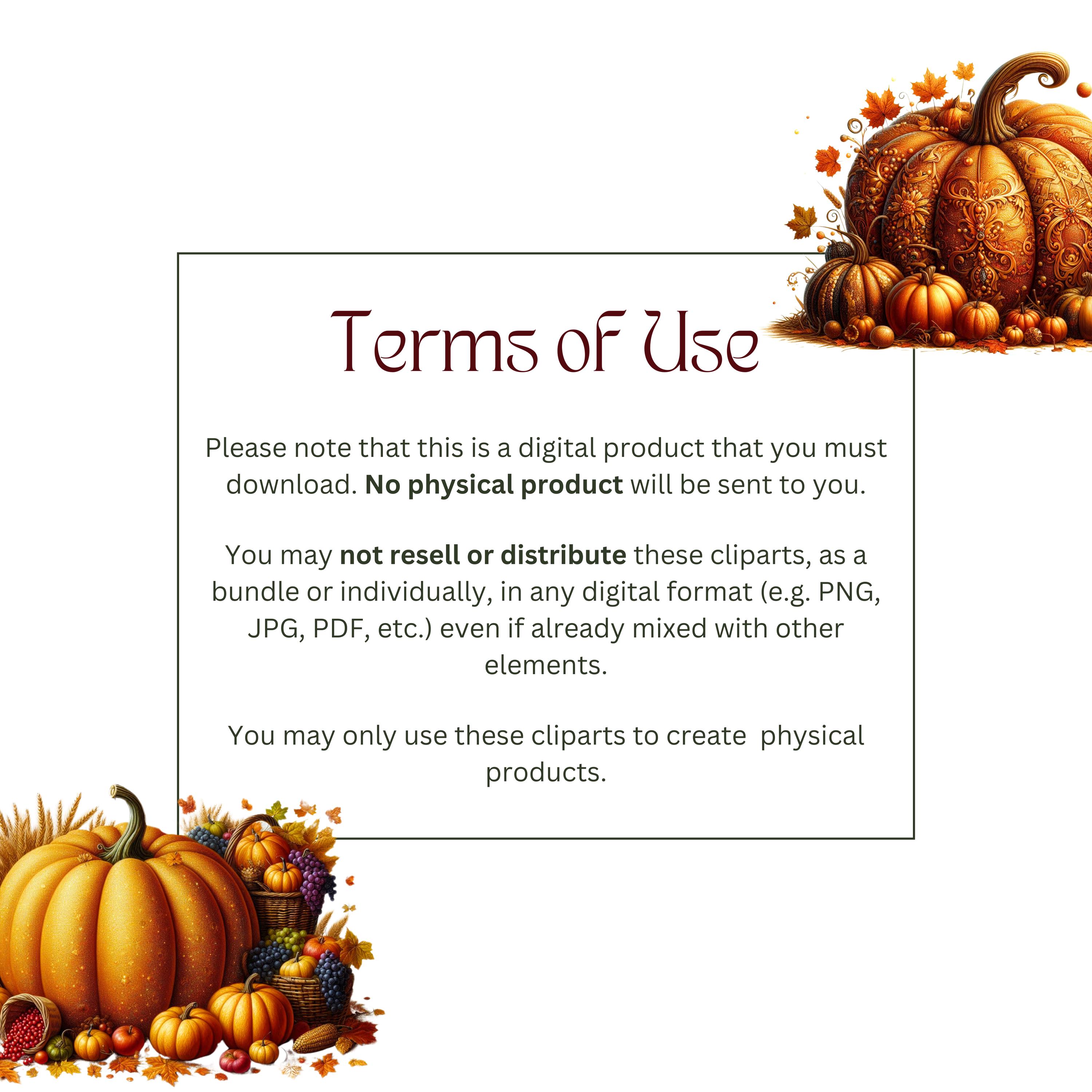Autumn PUMPKIN Harvest PNG 15 Cute Whimsical Pumpkin Halloween Holiday ...