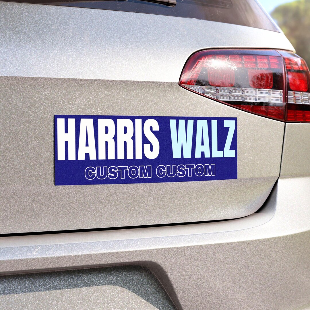 HARRIS WALZ Car Magnet Custom Vinyl Car Magnets for Kamala Supporters ...