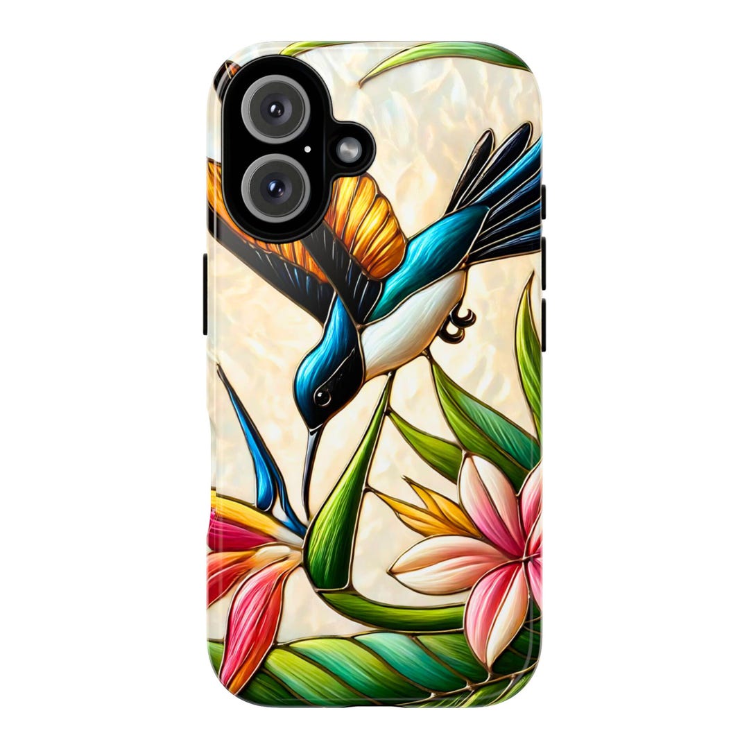 Premium Nacre Hummingbird iPhone Case | Samsung Galaxy & Google Pixel ...