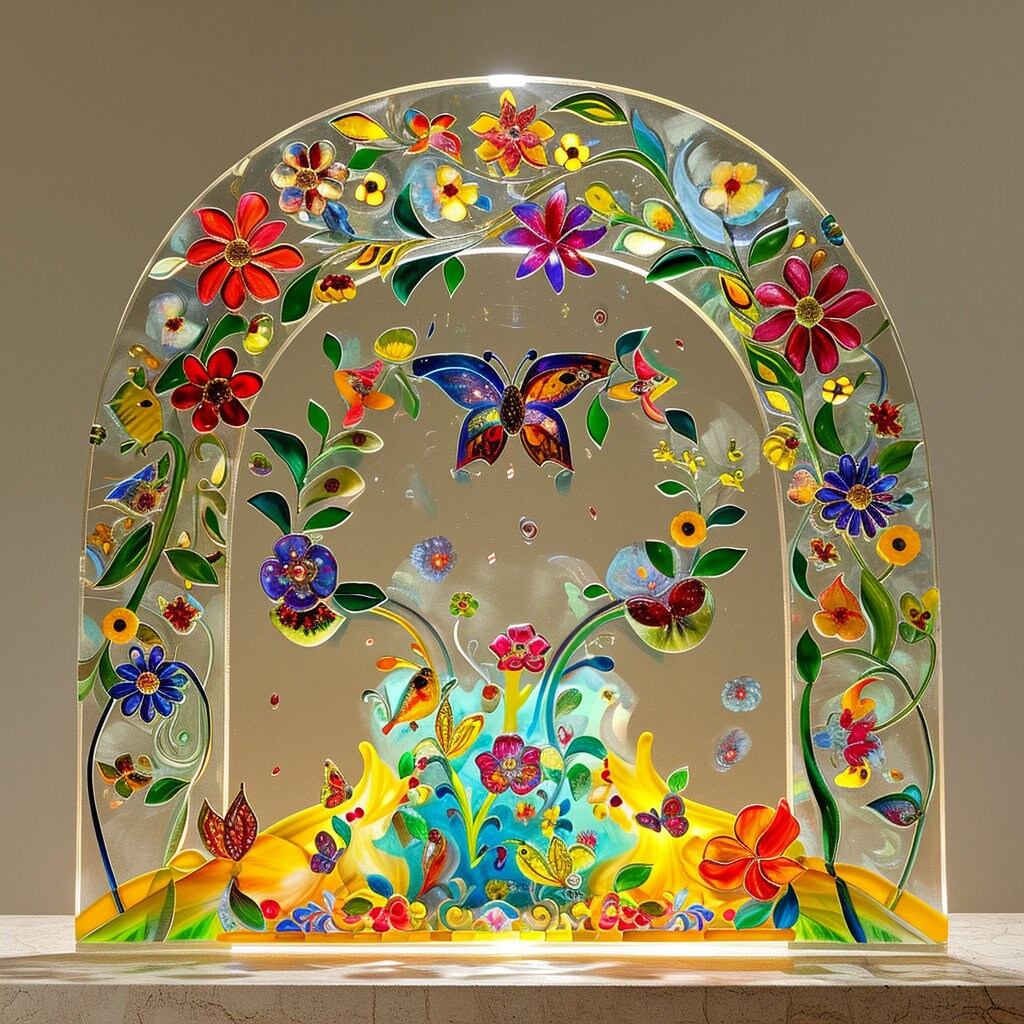 Hand Drawn Glass Altar Design - Etsy