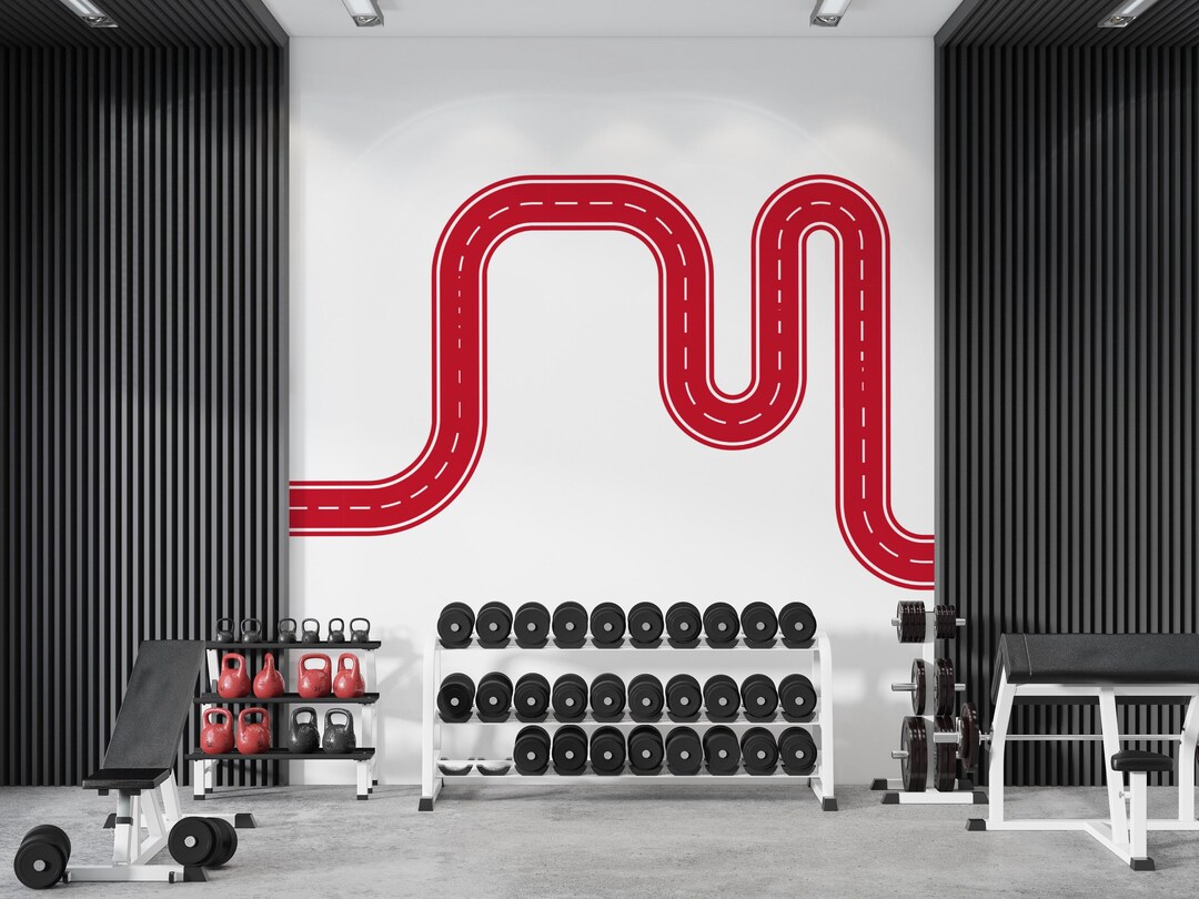Road Wall Decal Playroom Car Track Wall Mural Kids Room - Etsy
