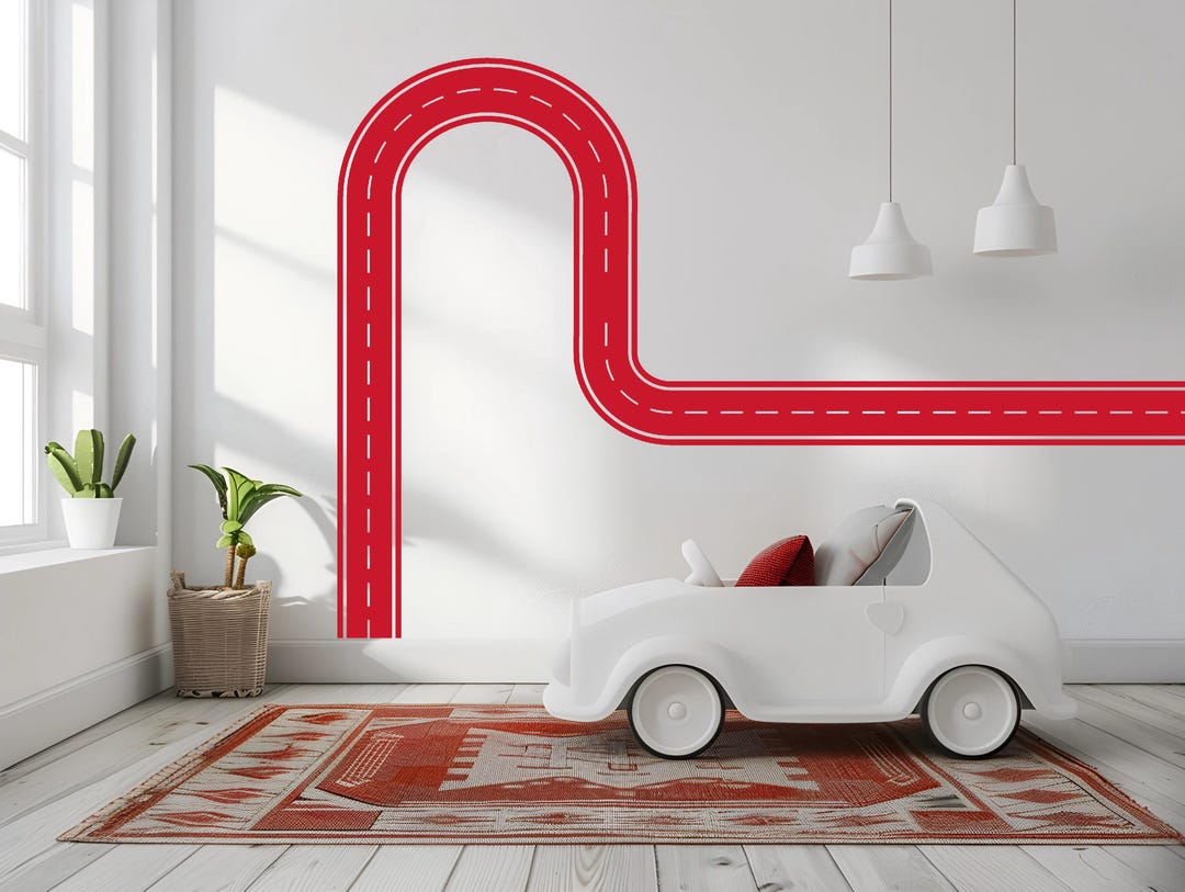 Red Vinyl Wall Decal, Speed Motion Decor for Gaming Room, Office or ...