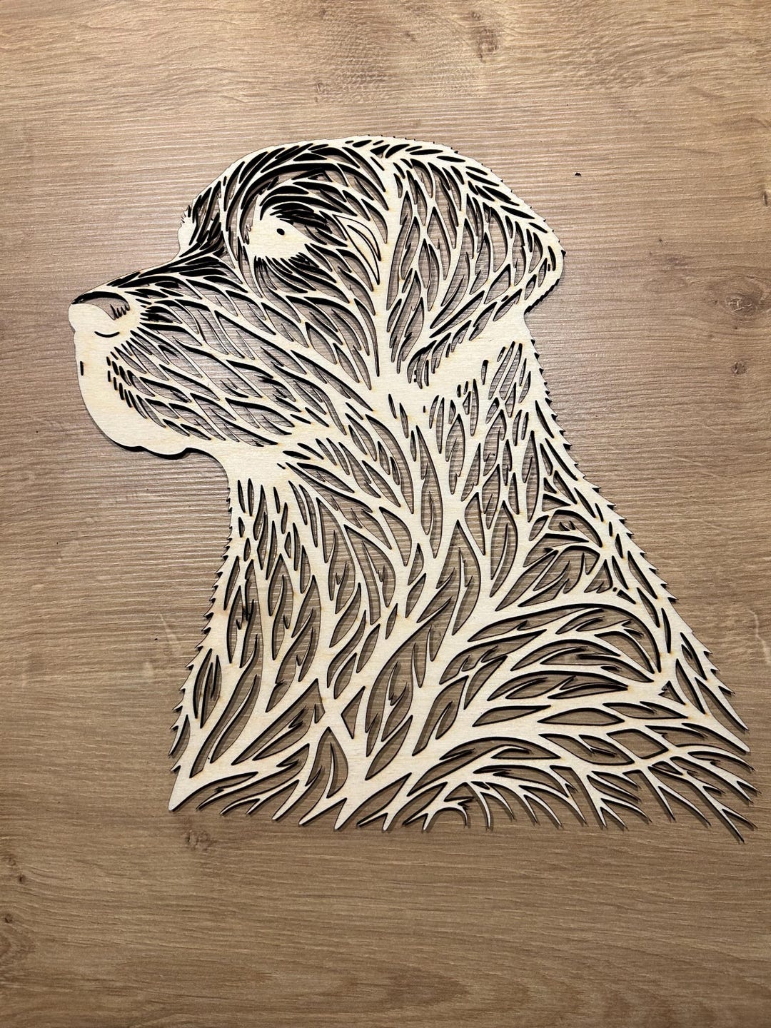 DIG0054 Laser File Wall Mural Dog Labrador Plywood Wall Murals Laser ...