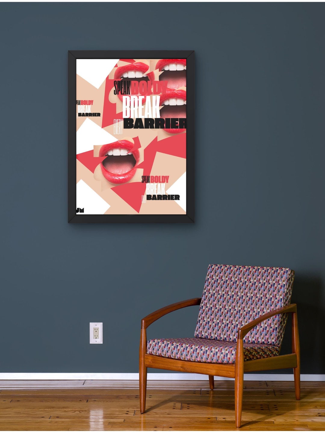 Vertical Quote Matte Poster, Inspirational Digital Art Print ...