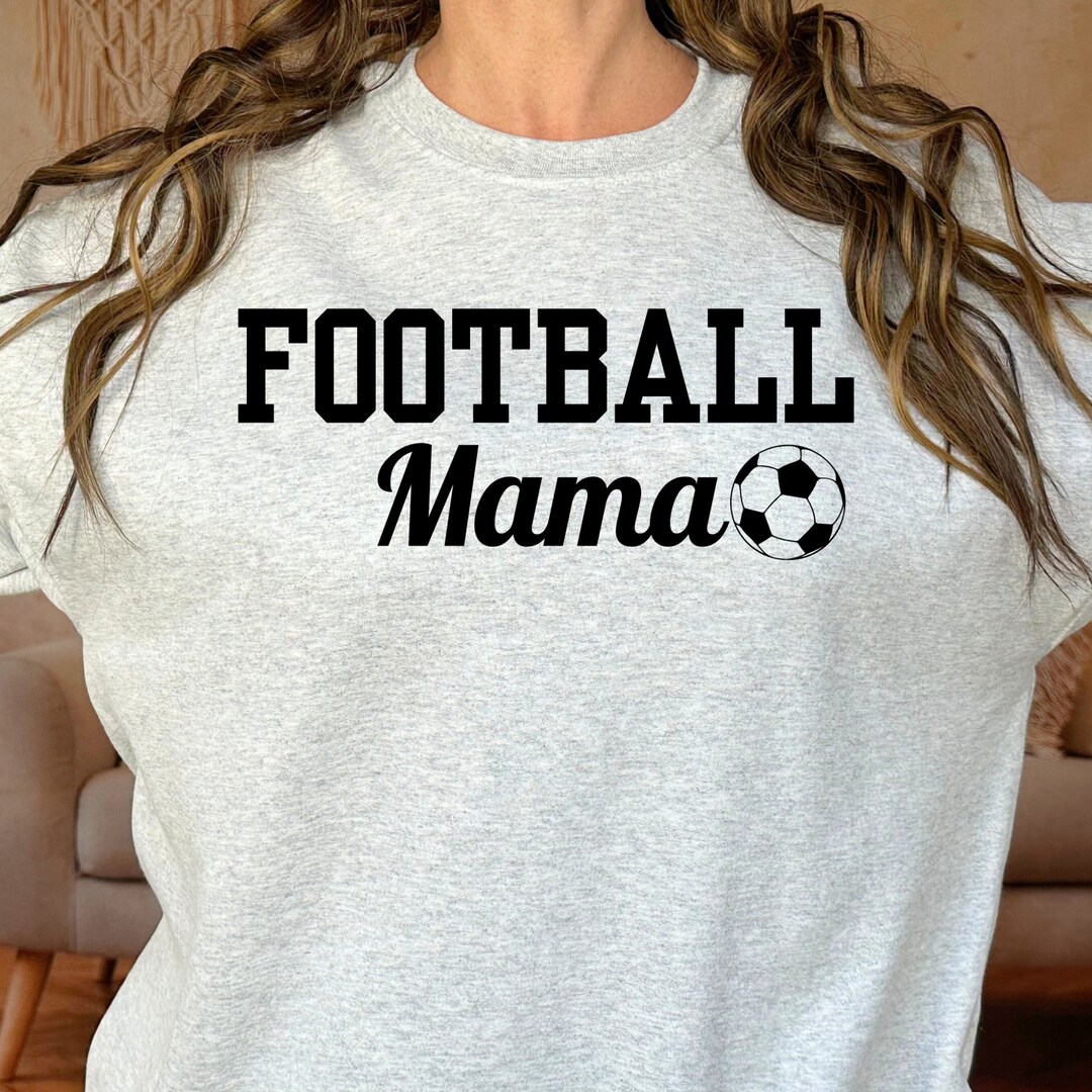 Football Mom Iron on Decal, Football Mom Shirt, Unique Mother's Day ...