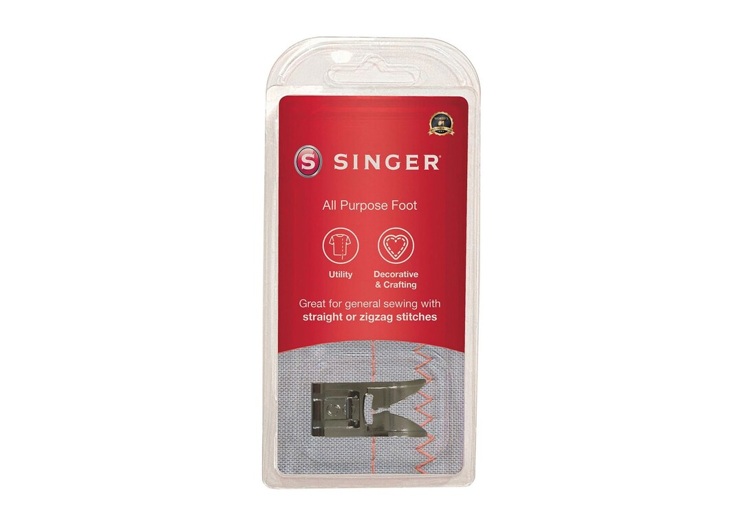 SINGER All Purpose Sewing Machine Foot: Zigzag & Straight Stitch - Etsy