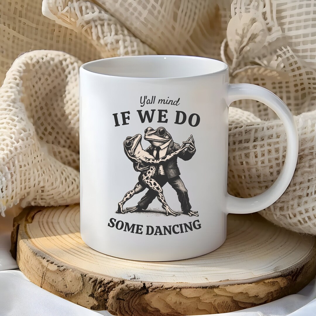 Frog Mug Dancing Frog Cup Cute Christmas Frog and Toad Coffee Mug Y2k ...