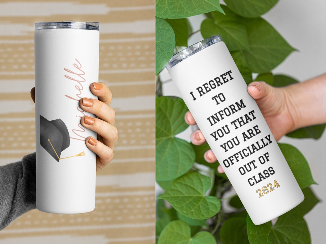 Personalized Graduation Tumbler Gift for Class of 2024 Graduation Water ...