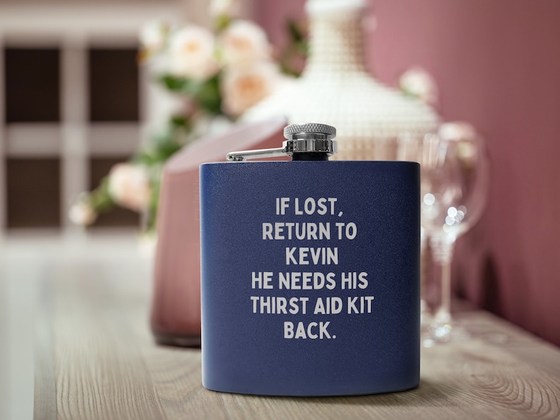 Custom Flask Men Personalized Flask for Men Leather Flask Engraved Mens ...