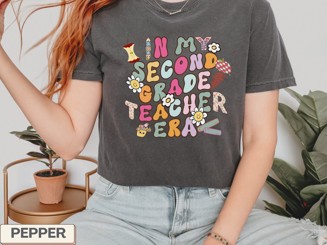 Back to School in My Second Grade Teacher Era Shirt First Day of School ...