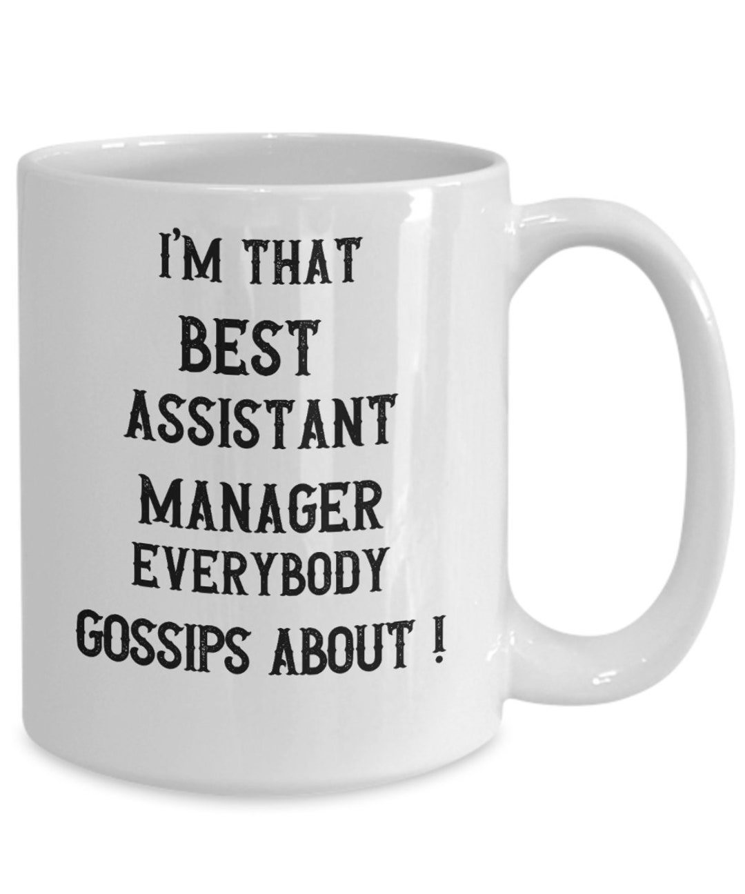 Best Assistant Manager Mug Assistant Manager Gift Funny Assistant ...