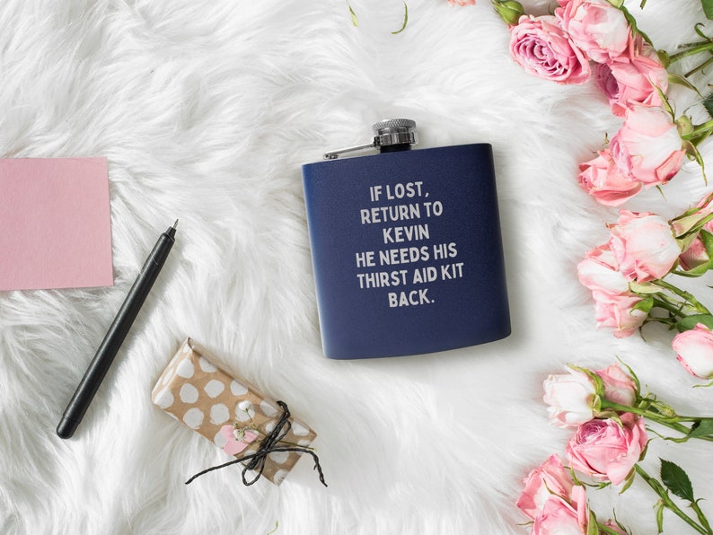 Custom Flask Men Personalized Flask for Men Leather Flask Engraved Mens ...