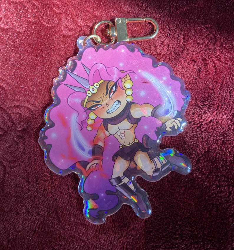 JJBA Kars Acrylic Keychain - Etsy