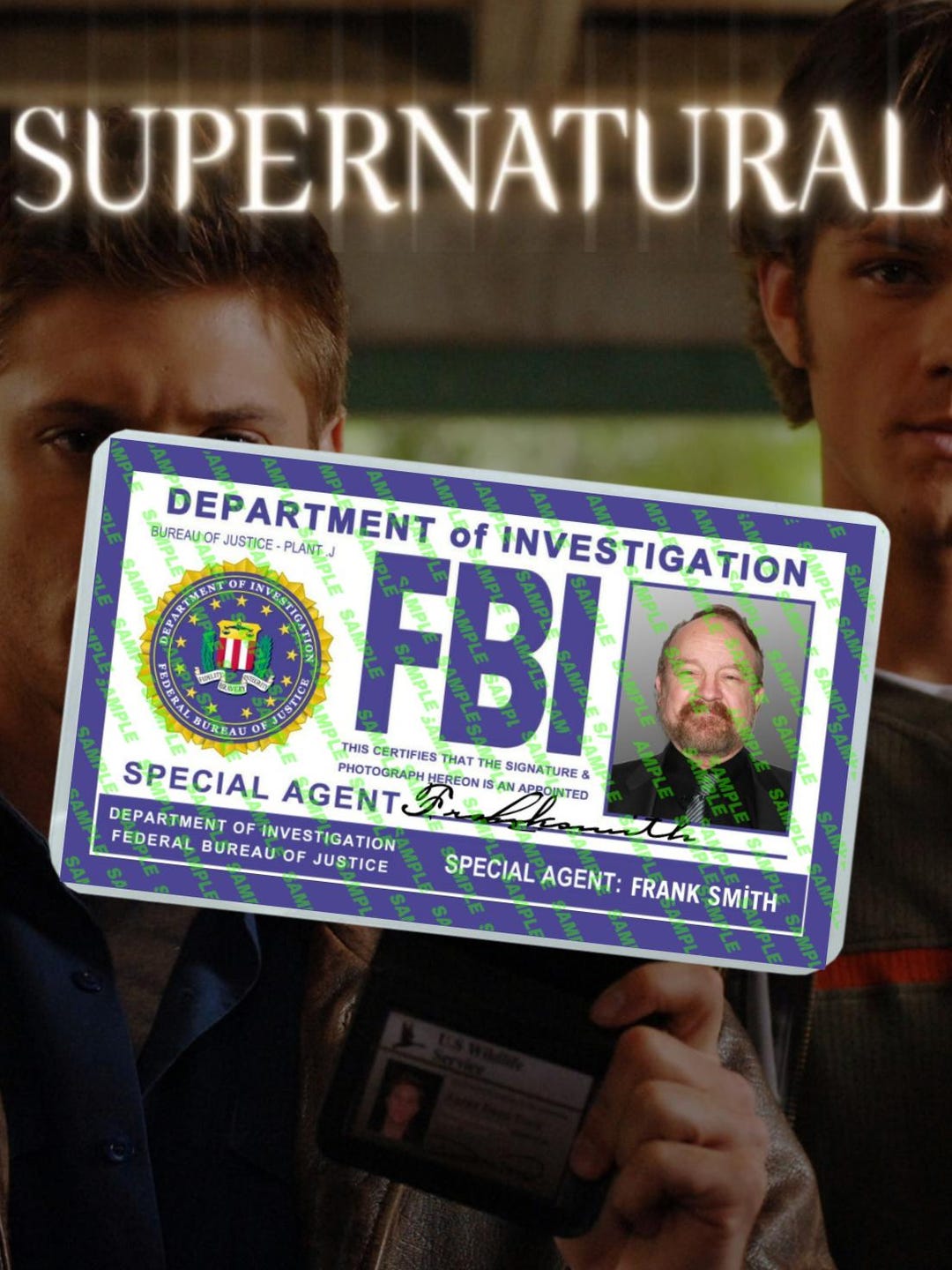 PRINTABLE Bobby Singer Supernatural Fake Id,memorial, Cosplay, Id Card ...