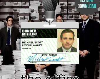 PRINTABLE Michael Scofield Prison Break,memorial, Cosplay, Id Card, Id ...