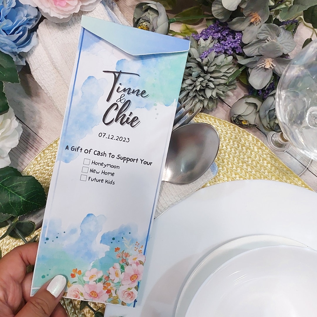 Honeymoon Fund Ampao Idea Wedding Gift for Couple Wedding Program Money ...