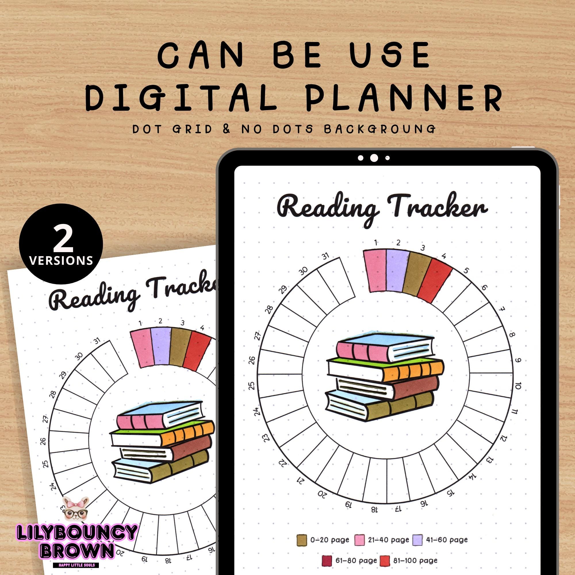 Reading Tracker for Journal - Printable Journal Pages - Digital Planner ...