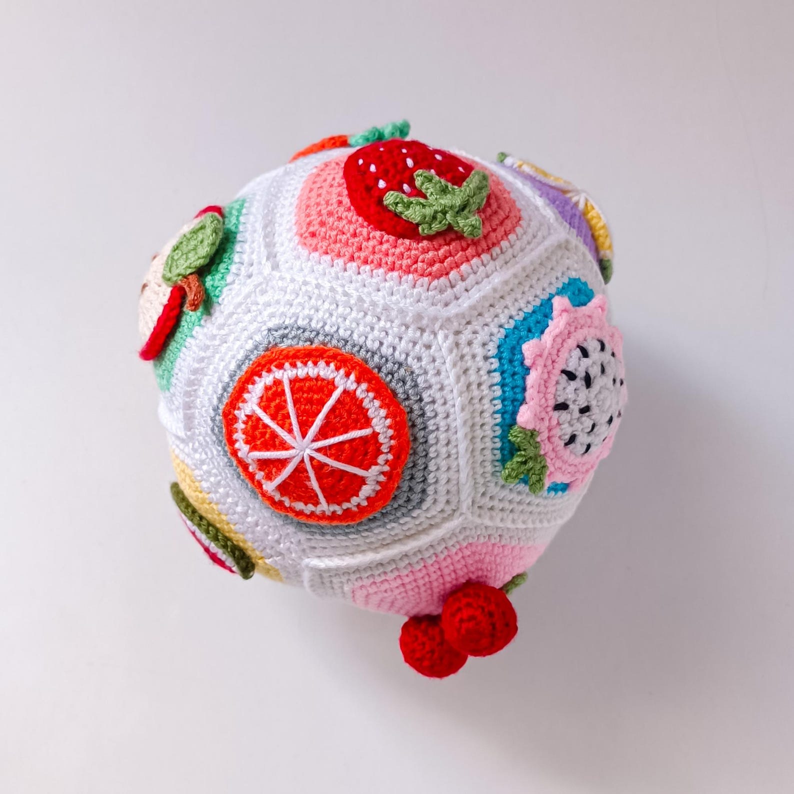 Pdf Pattern:educational Crochet Baby Ball Patterns | Animal & Fruit ...