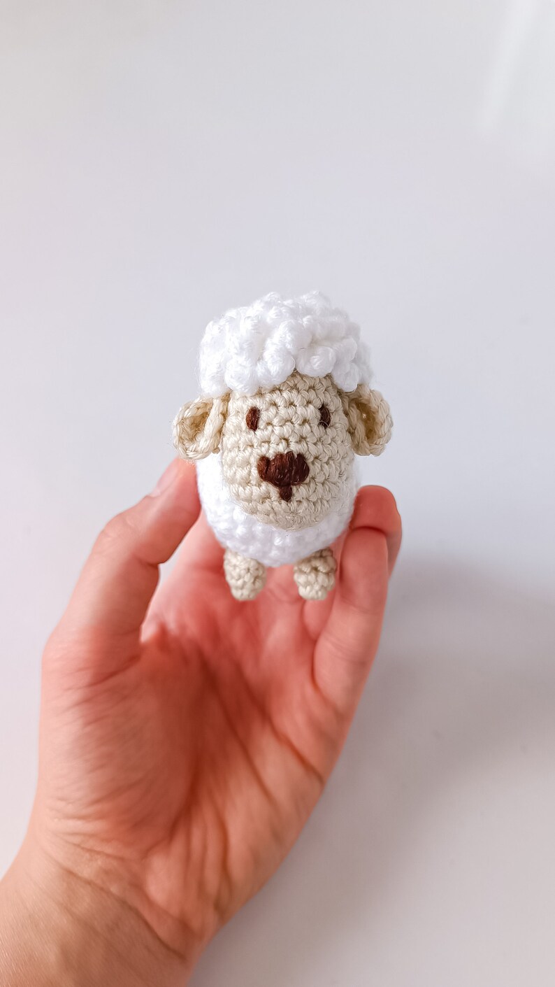 Eng Pdf Easy Crochet Sheep Pdf Pattern Amigurumi Sheep Pattern Crochet ...