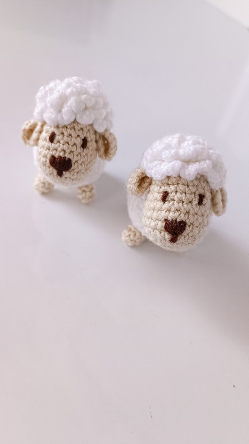 Eng Pdf Easy Crochet Sheep Pdf Pattern Amigurumi Sheep Pattern Crochet ...