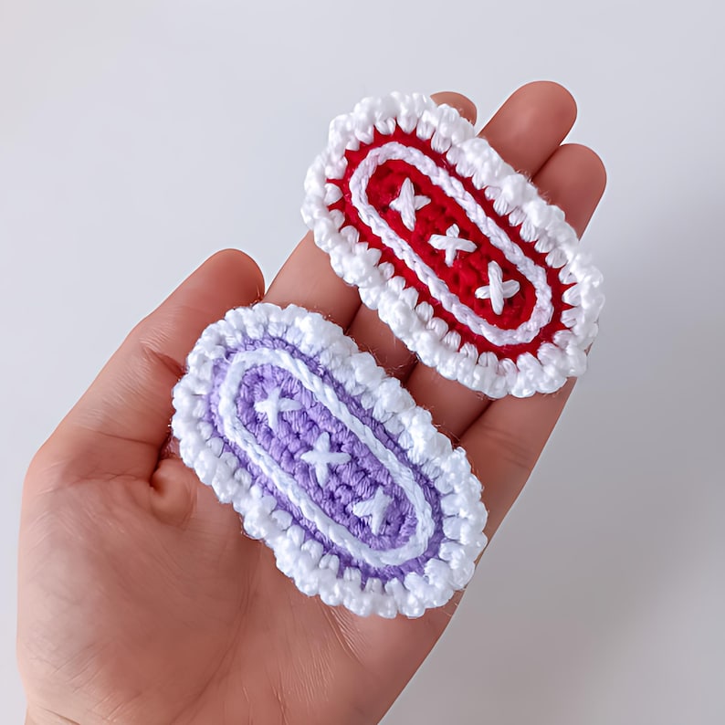 PDF Pattern: Unique Crochet Hair Clips Easy DIY Guide With Step-by-step ...