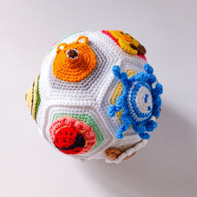 Pdf Pattern: Educational Animal Baby Ball Crochet Pattern Amigurumi ...