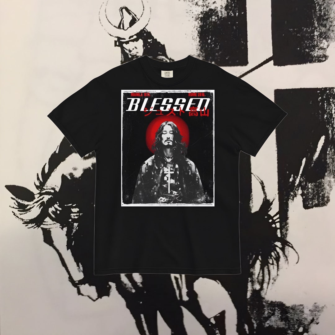 Blessed Justo Takayama Tee. Samurai, Japanese Catholic, Saint, Japan - Etsy