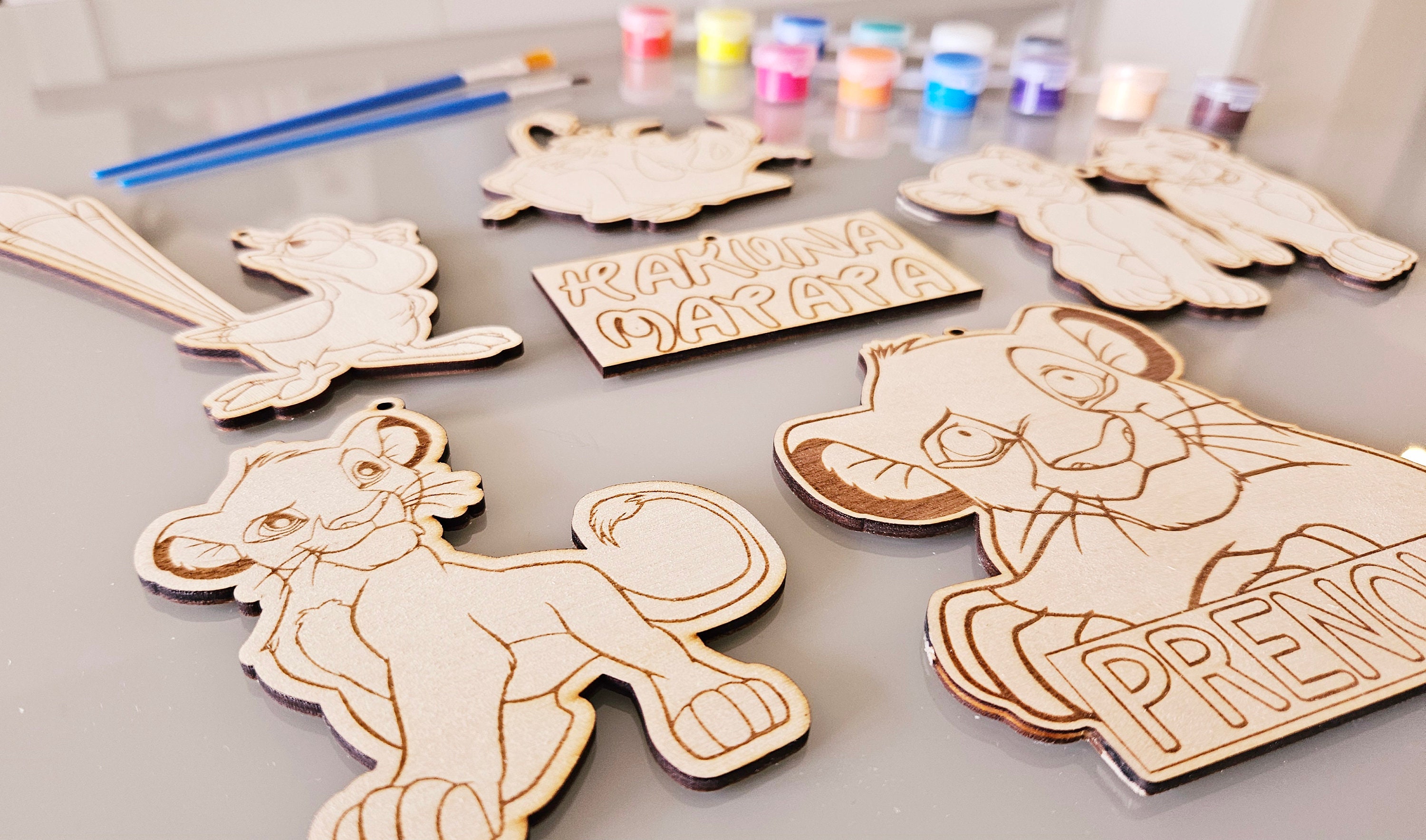 Games Like the Lion King, Simba With Personalized First Name in Wood to ...