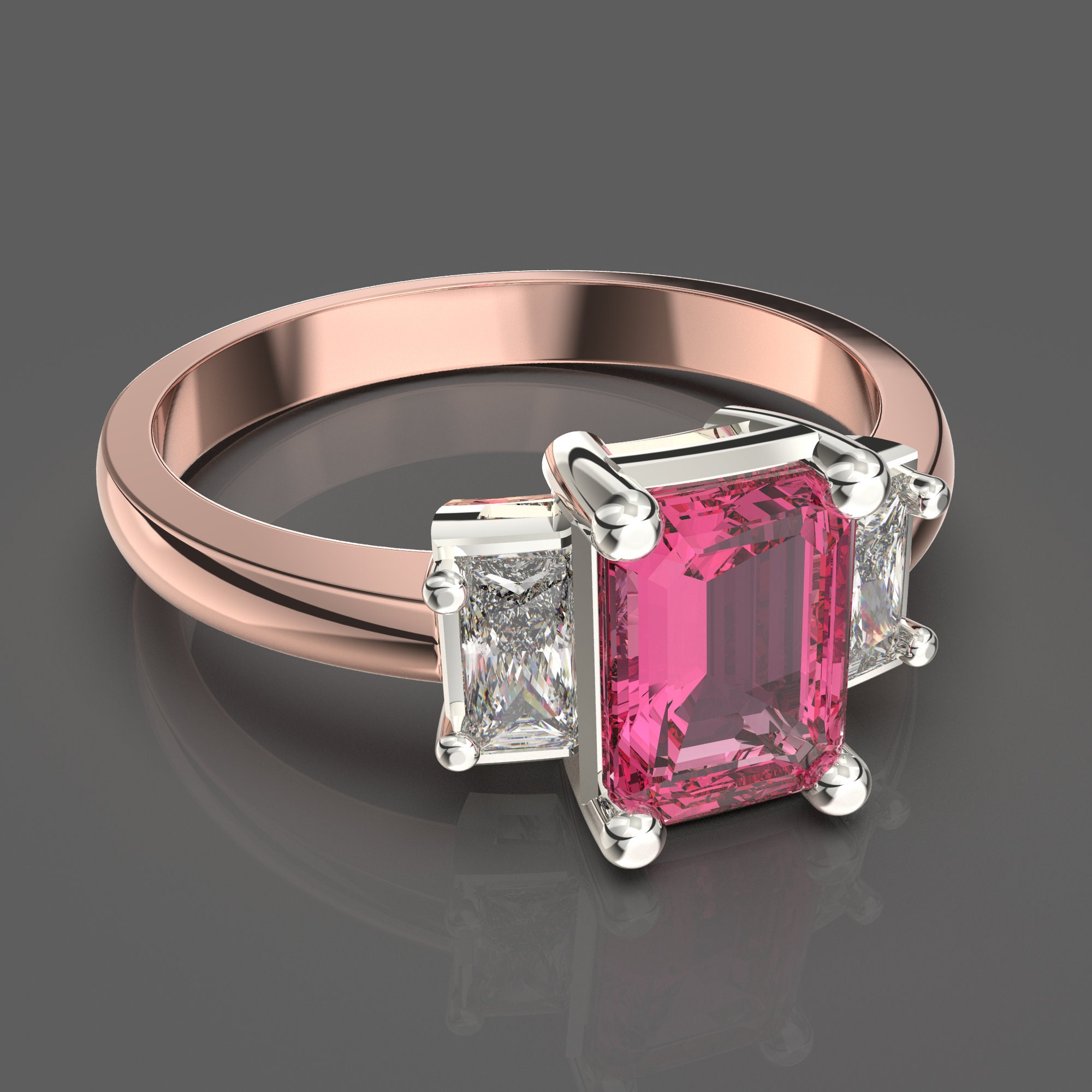 STL 3D Model/ Jewelry CAD File for 3D Printing/cnc/classic Diamond Ring ...