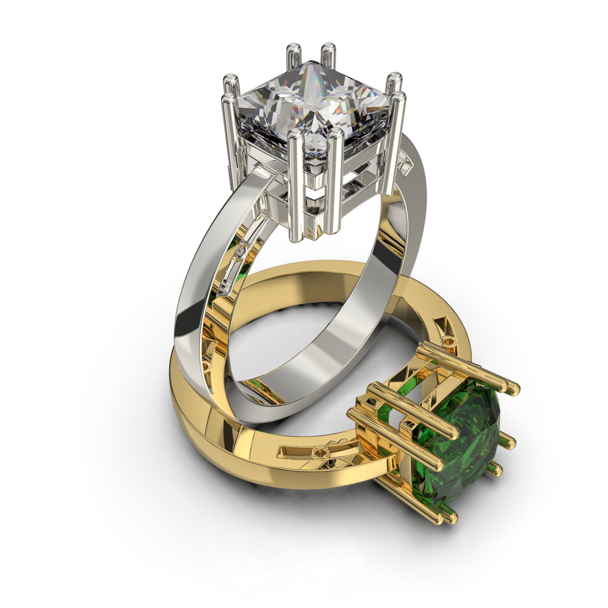 STL Ring 3D Model /jewelry File for 3D Printing/cnc /3d File /file for ...