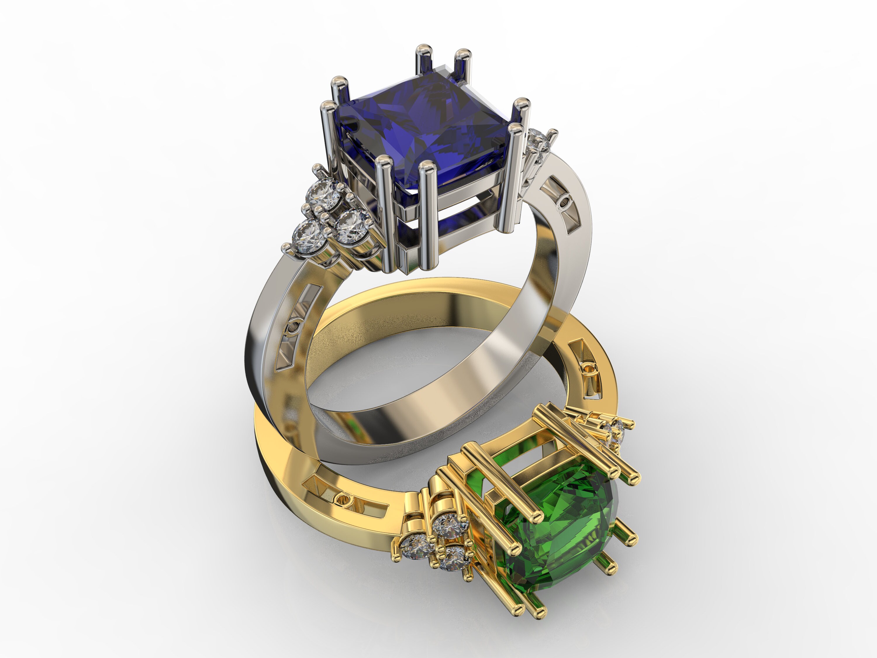 STL Ring 3D Model /jewelry File for 3D Printing/cnc /3d File /file for ...