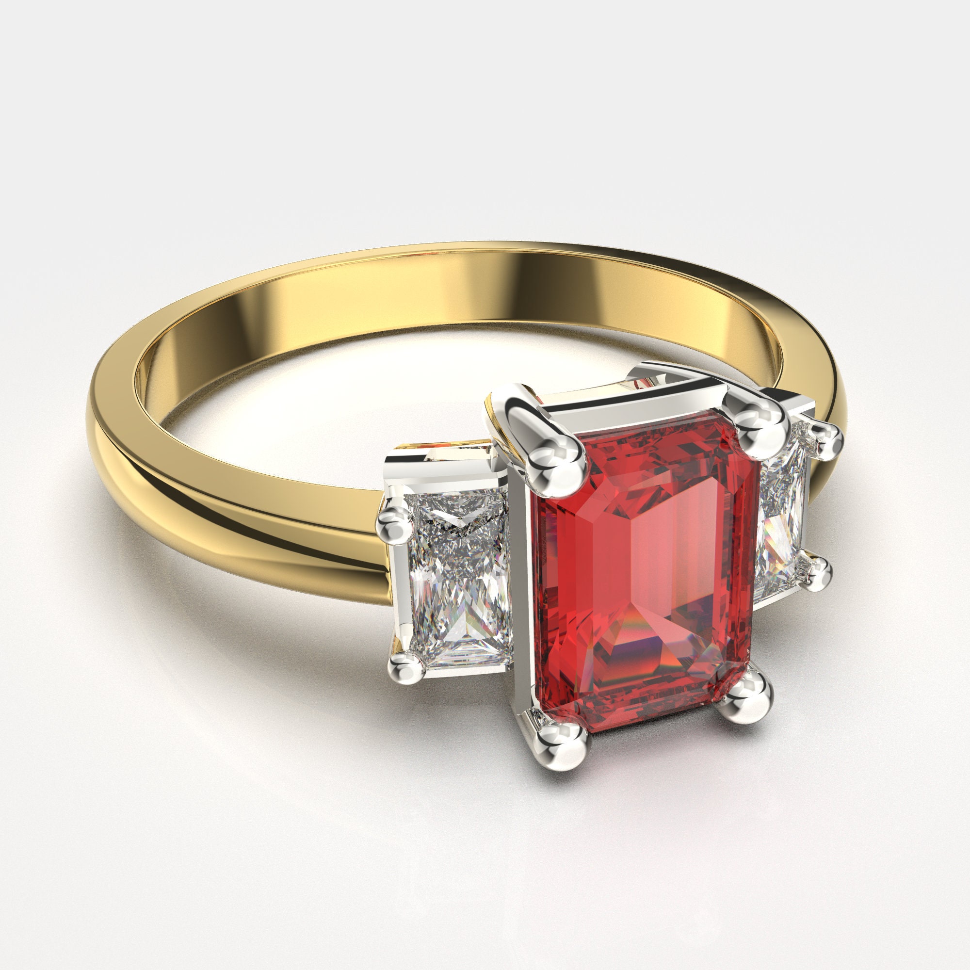 STL 3D Model/ Jewelry CAD File for 3D Printing/cnc/classic Diamond Ring ...