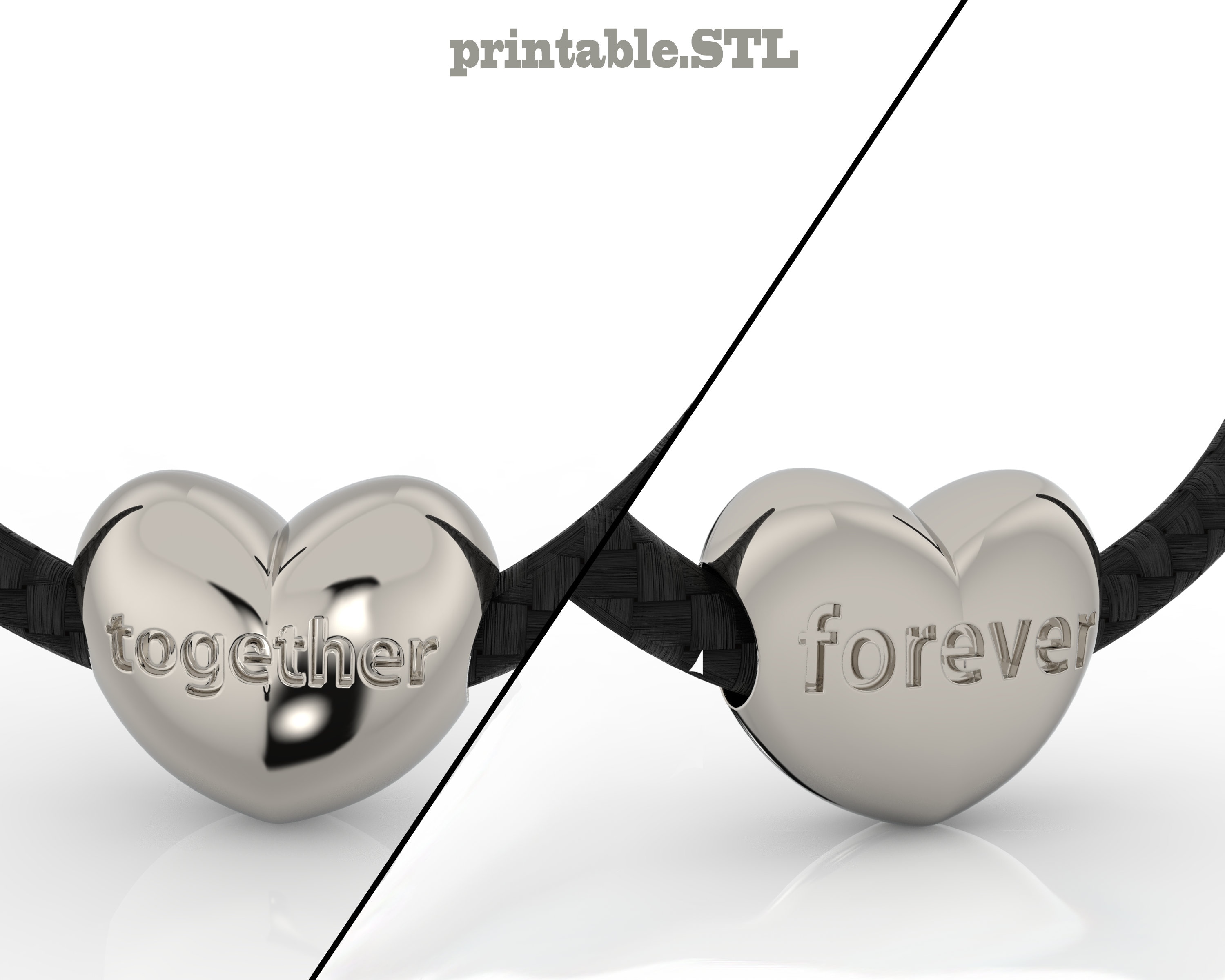 Heart STL 3D Model/ Jewelry CAD File for 3D Printing/3d Pendant / 3D ...